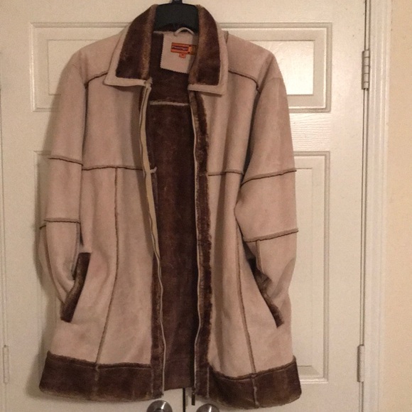 Roval Prestige | Jackets & Coats | Royal Prestige Fur Leather Coat ...